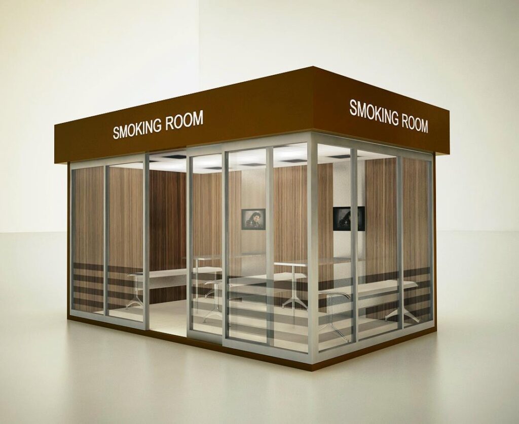 9.Portable Smoking Room_Main | Ecoplanet Portable Toilets UAE